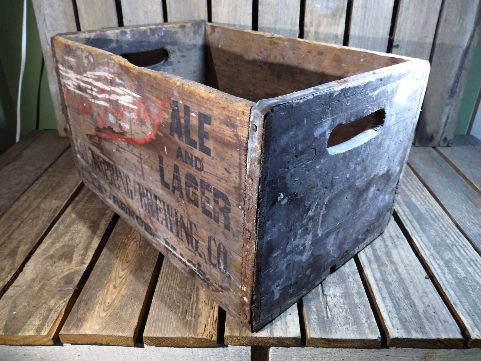 Antique Beer Crate - Etsy