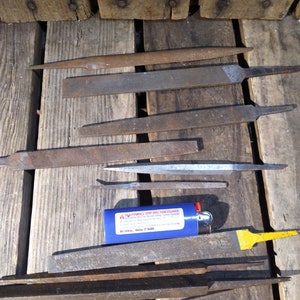 23 Vintage Rusty Files - Etsy