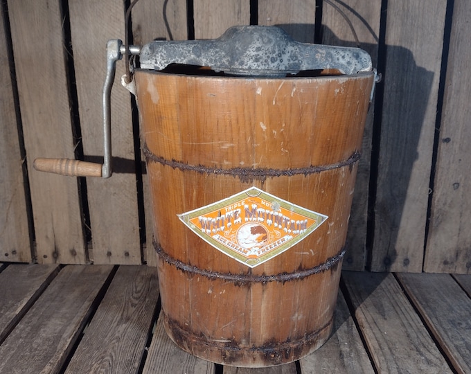 Vintage Ice Cream Maker - Etsy