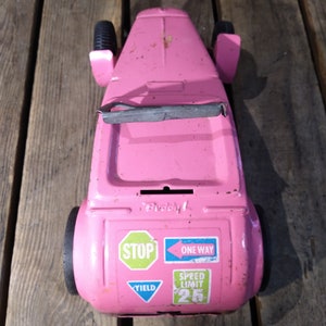 Vintage Toy Car Coin Bank - Etsy