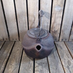 Antique Rusty Kettle - Etsy