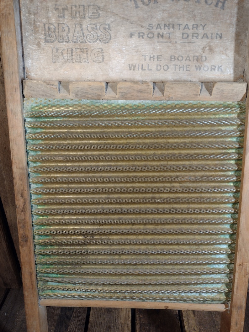 Antique National Washboard Co. No. 801: Rustic Farmhouse Laundry Decor ...