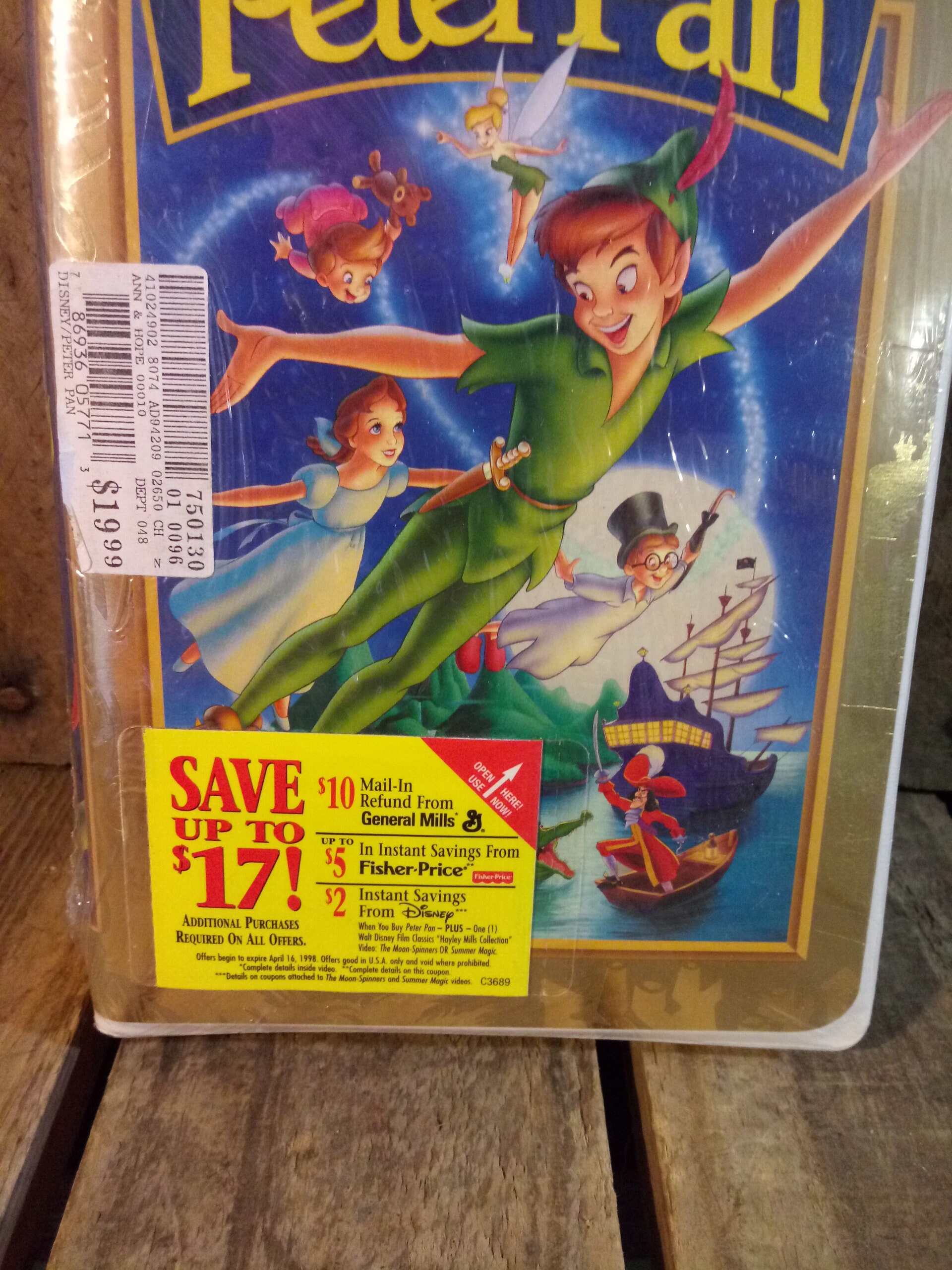 Vintage Peter Pan VHS - Etsy