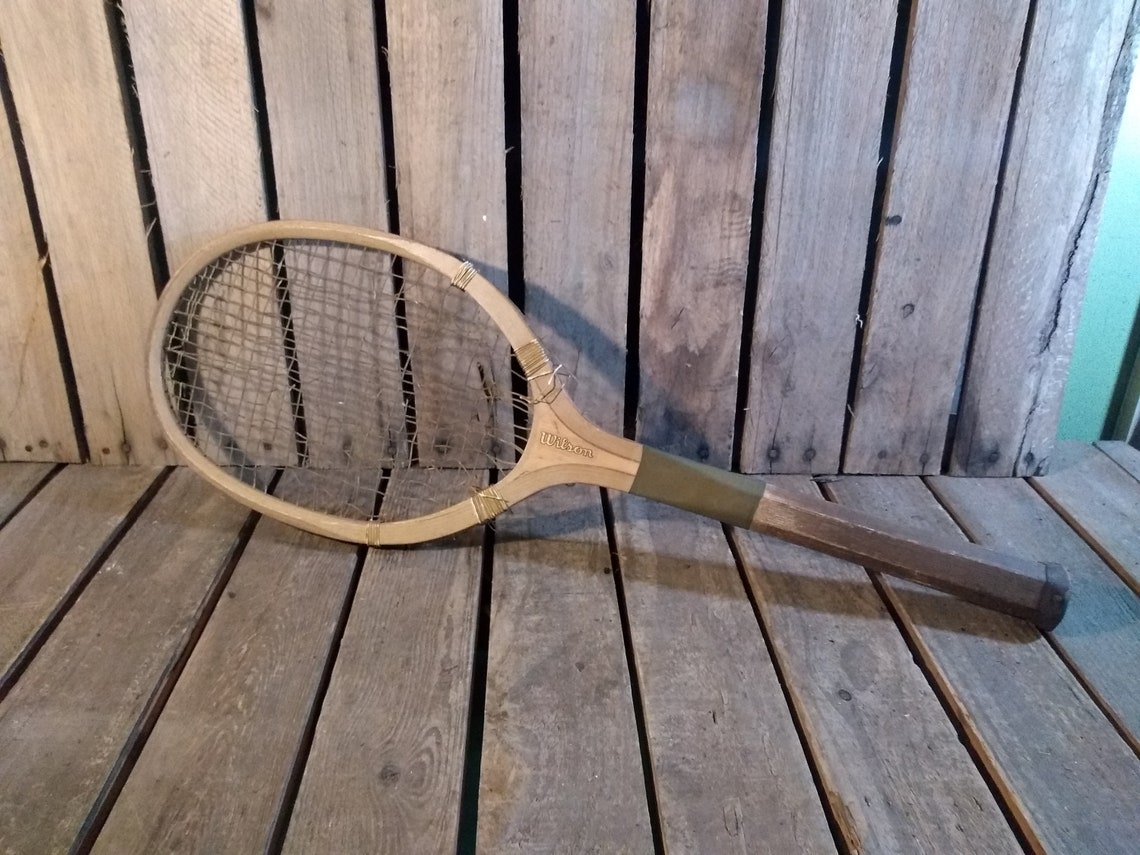 Wooden Tennis Raquet Wilson Championship Tennis Racket | Etsy