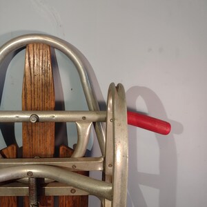Vintage Duralite Racing Sled – Rustic Winter Cabin Decor | Wooden ...