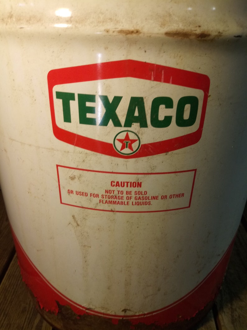 Vintage Rusty Texaco Oil Can - Etsy
