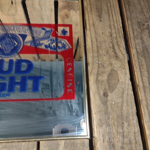 Vintage Bud Light Mirror Sign - Etsy