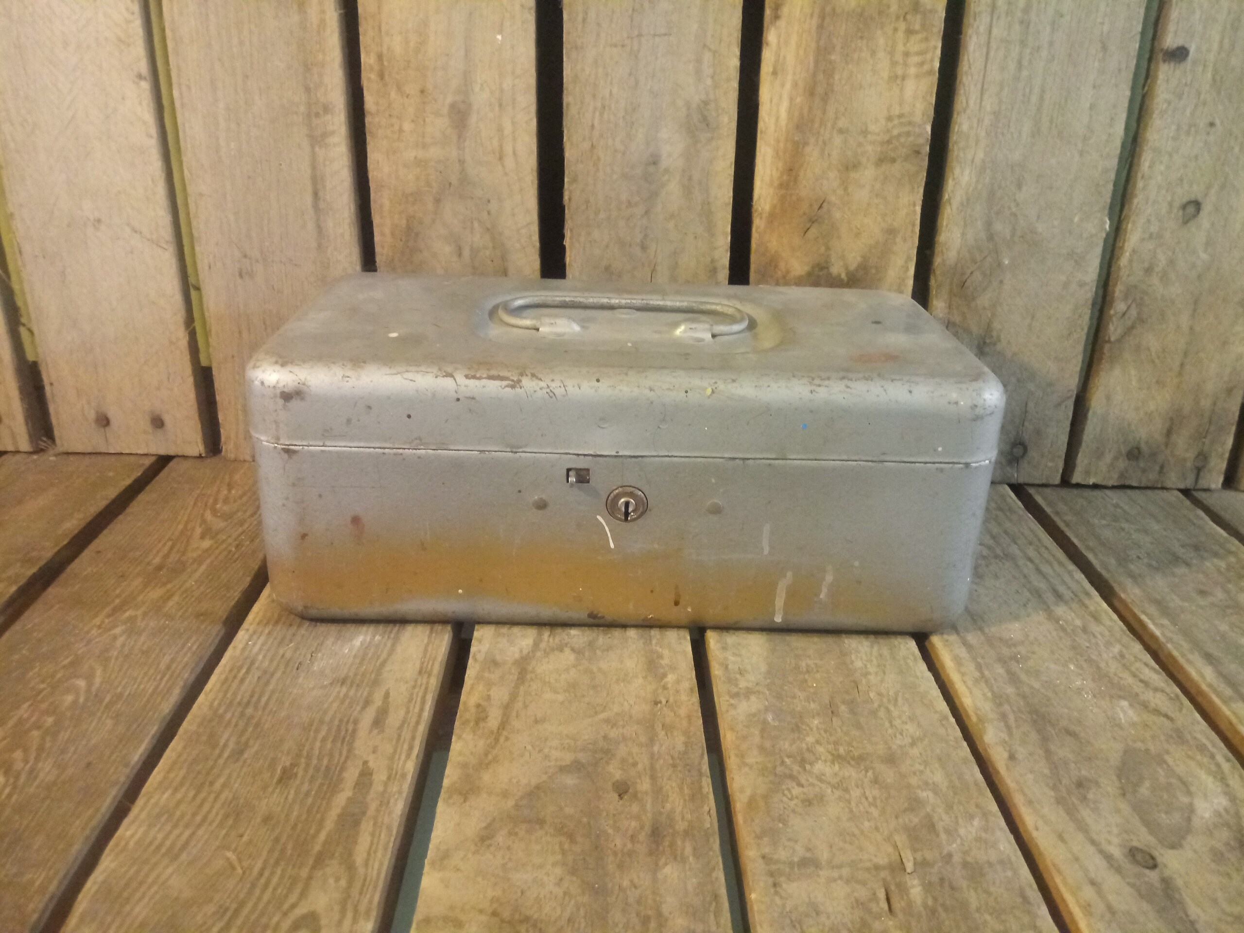 Vintage Metal Box | Etsy