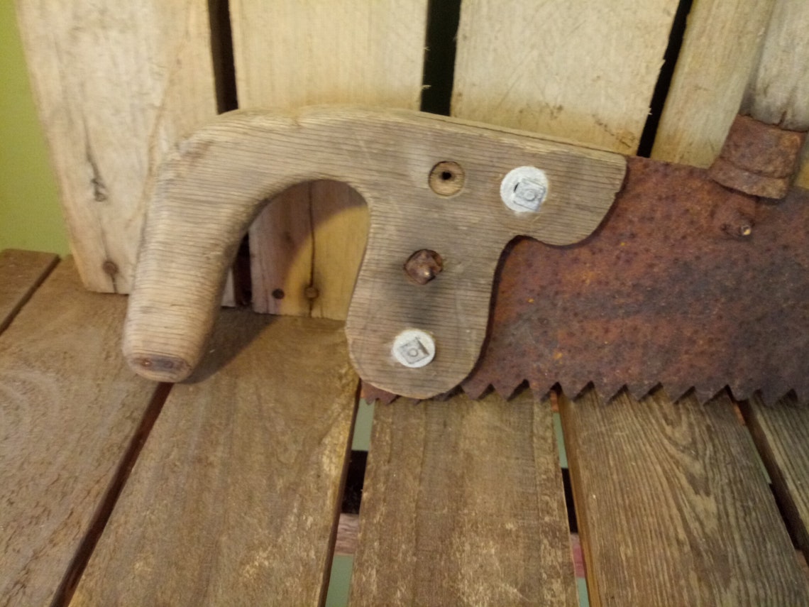 Antique Rusty Saw | Etsy