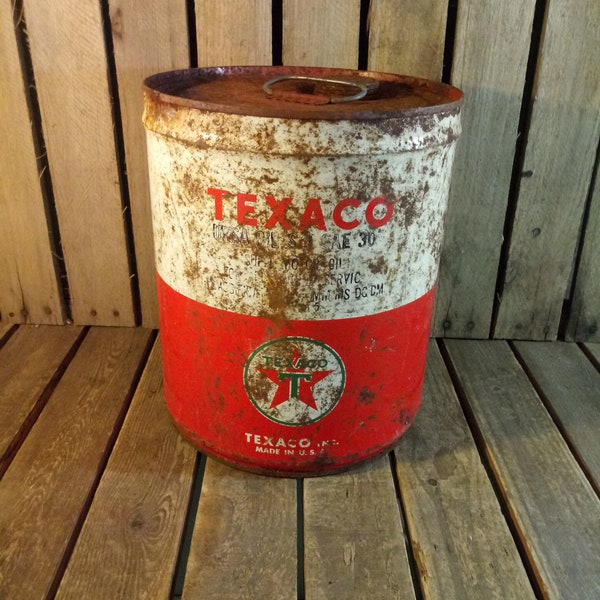 Texaco Oil Cans - Etsy