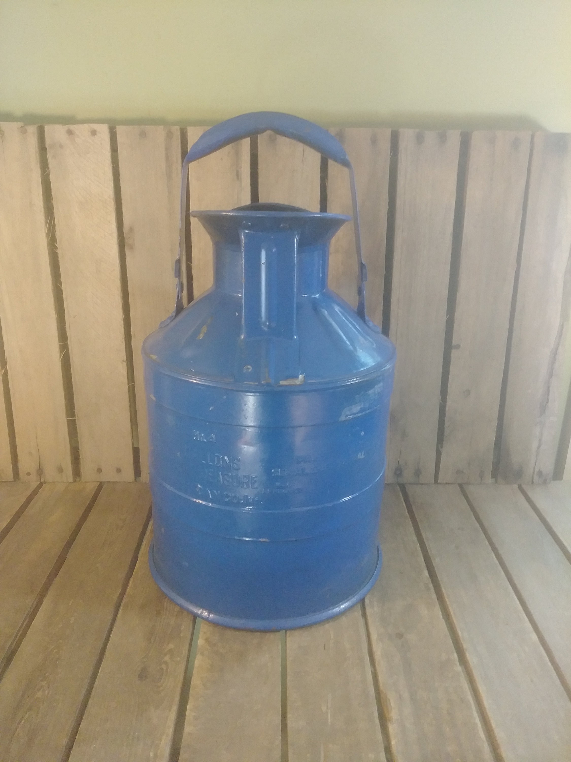 Sexton Measuring Can Vintage Metal Sexton 5 Gallon Oil | Etsy