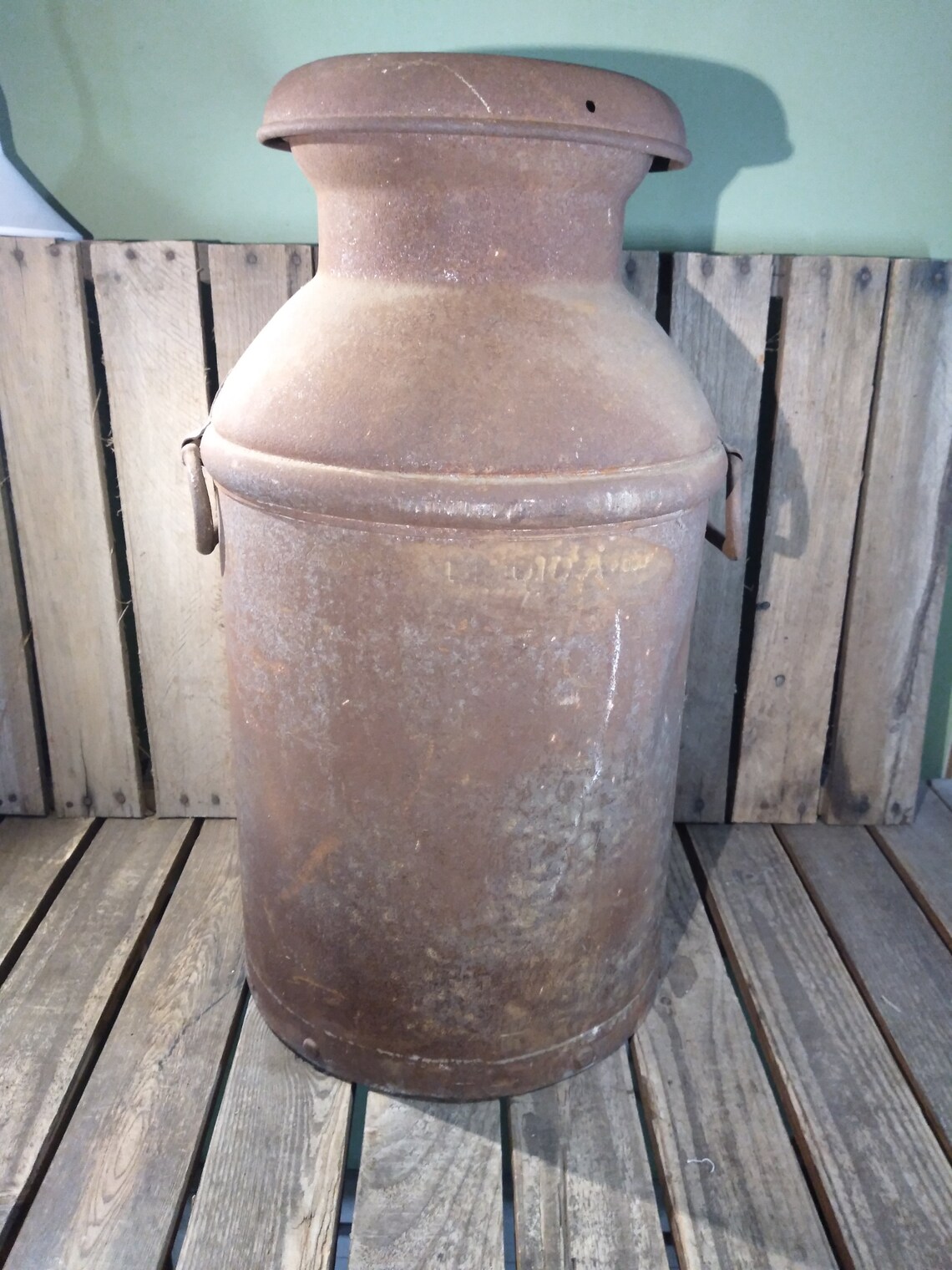 Antique Rusty Milk Can - Etsy
