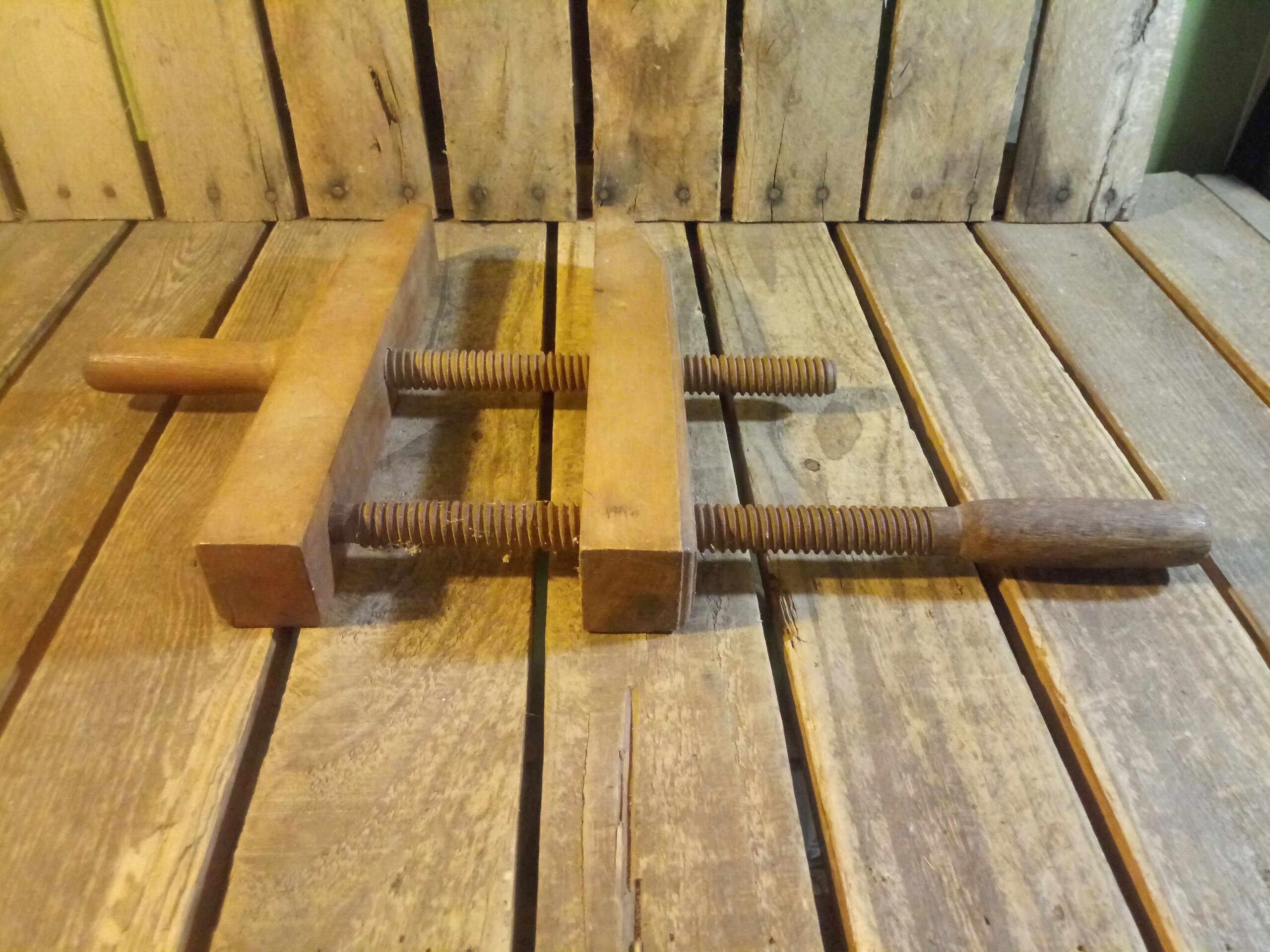 Antique Wooden Clamp | Etsy