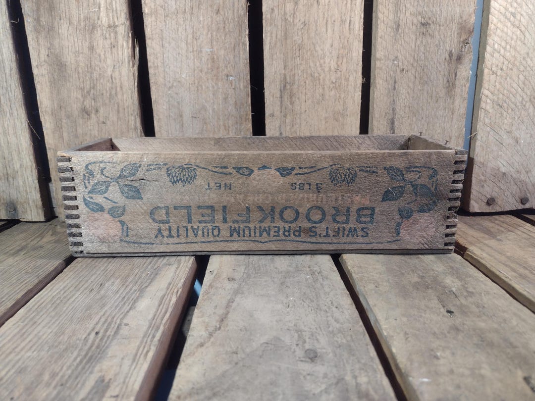 Vintage Cheese Crate - Etsy