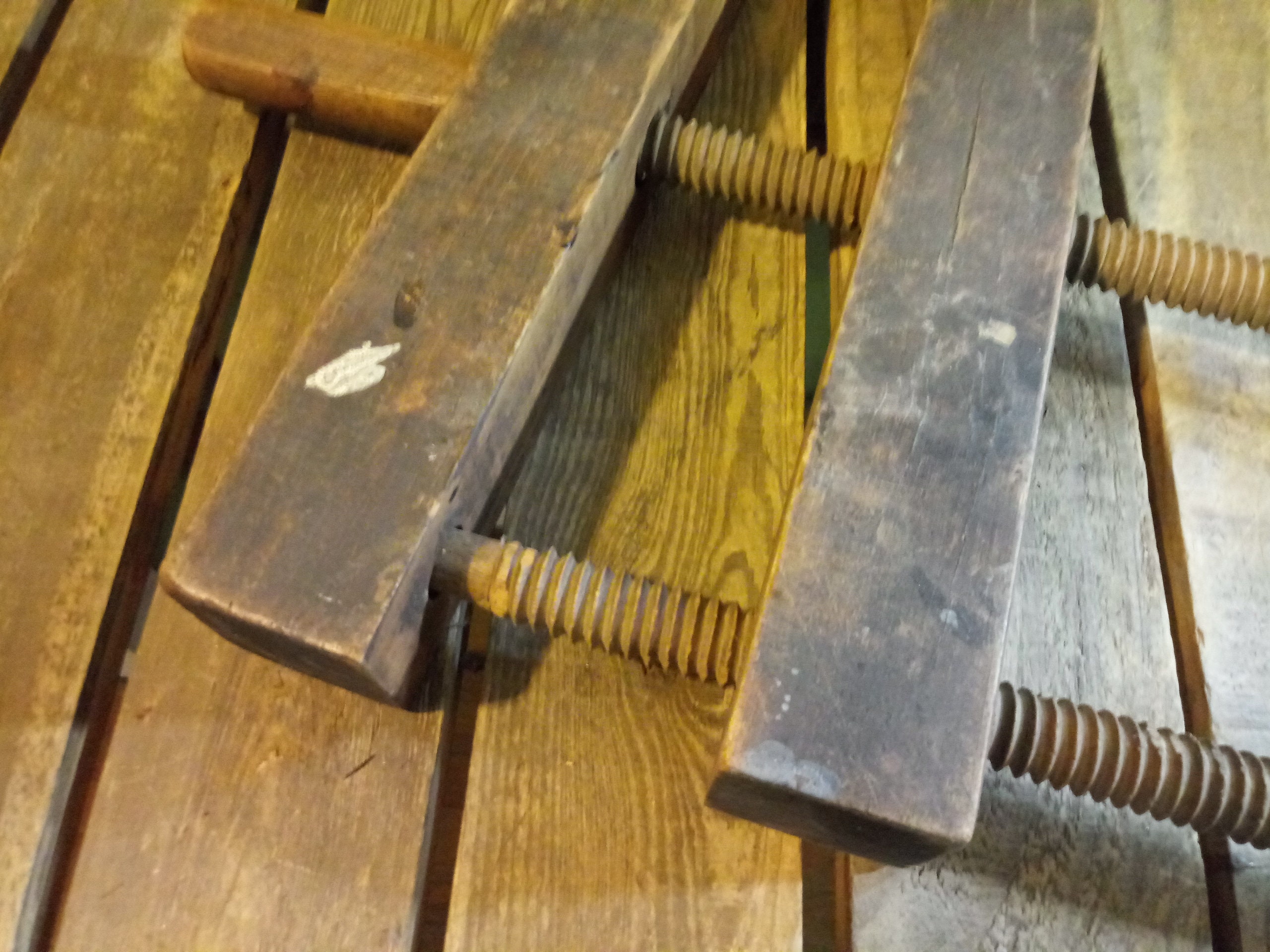Antique Wooden Clamp | Etsy