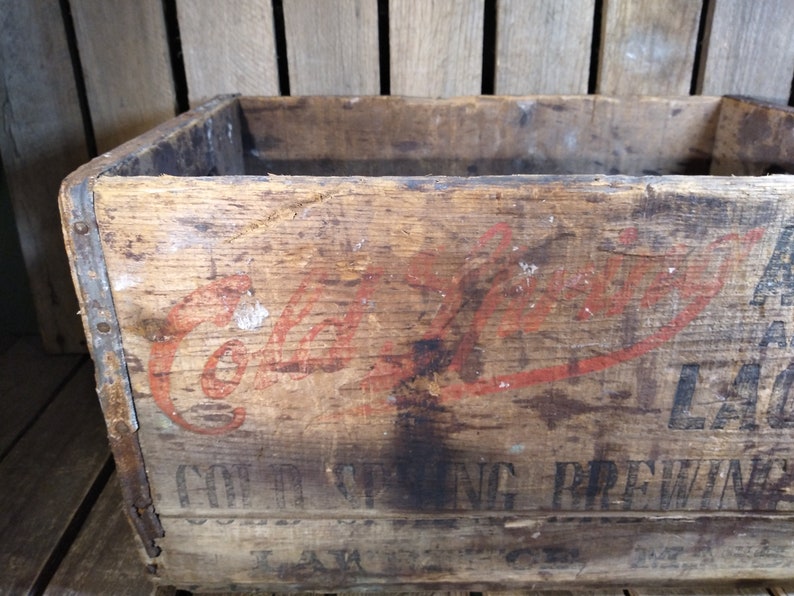 Antique Beer Crate - Etsy