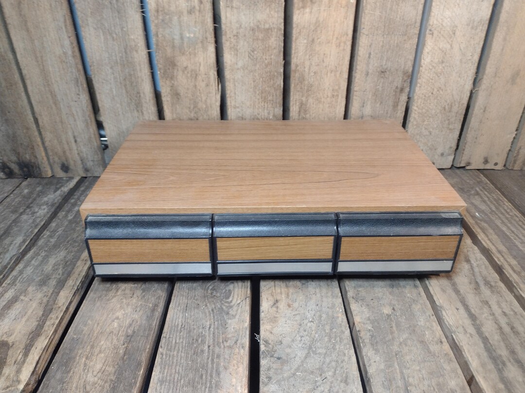 Vintage Cassette Tape Storage Box With Cassette Lot – Retro Media ...