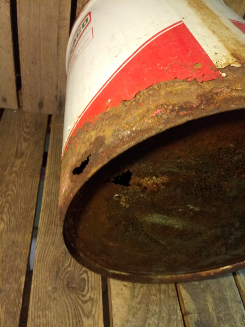 Vintage Rusty Texaco Oil Can - Etsy