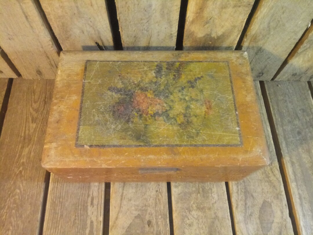 Vintage Distressed Box - Etsy