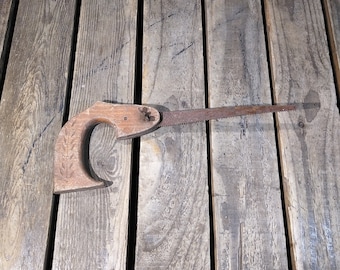 Vintage Saw, Rusty Saw, Vintage Hand Saw, Antique Saw, Primitive Saw ...