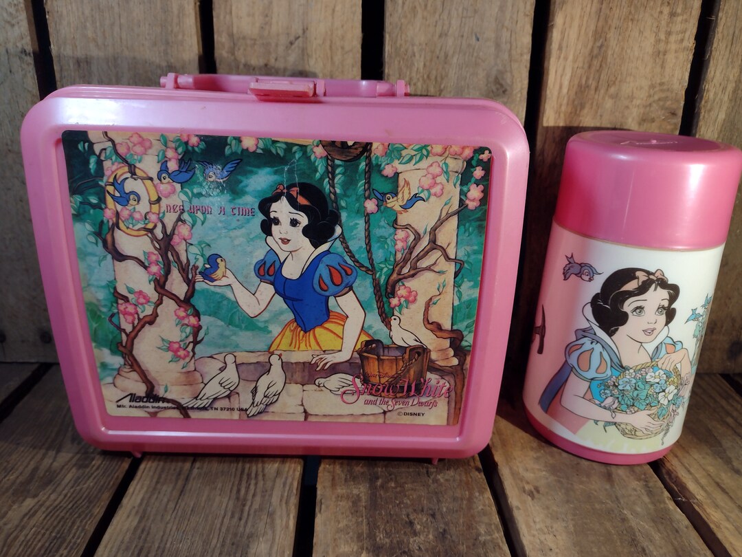 Vintage Snow White Lunchbox With Thermos - Etsy