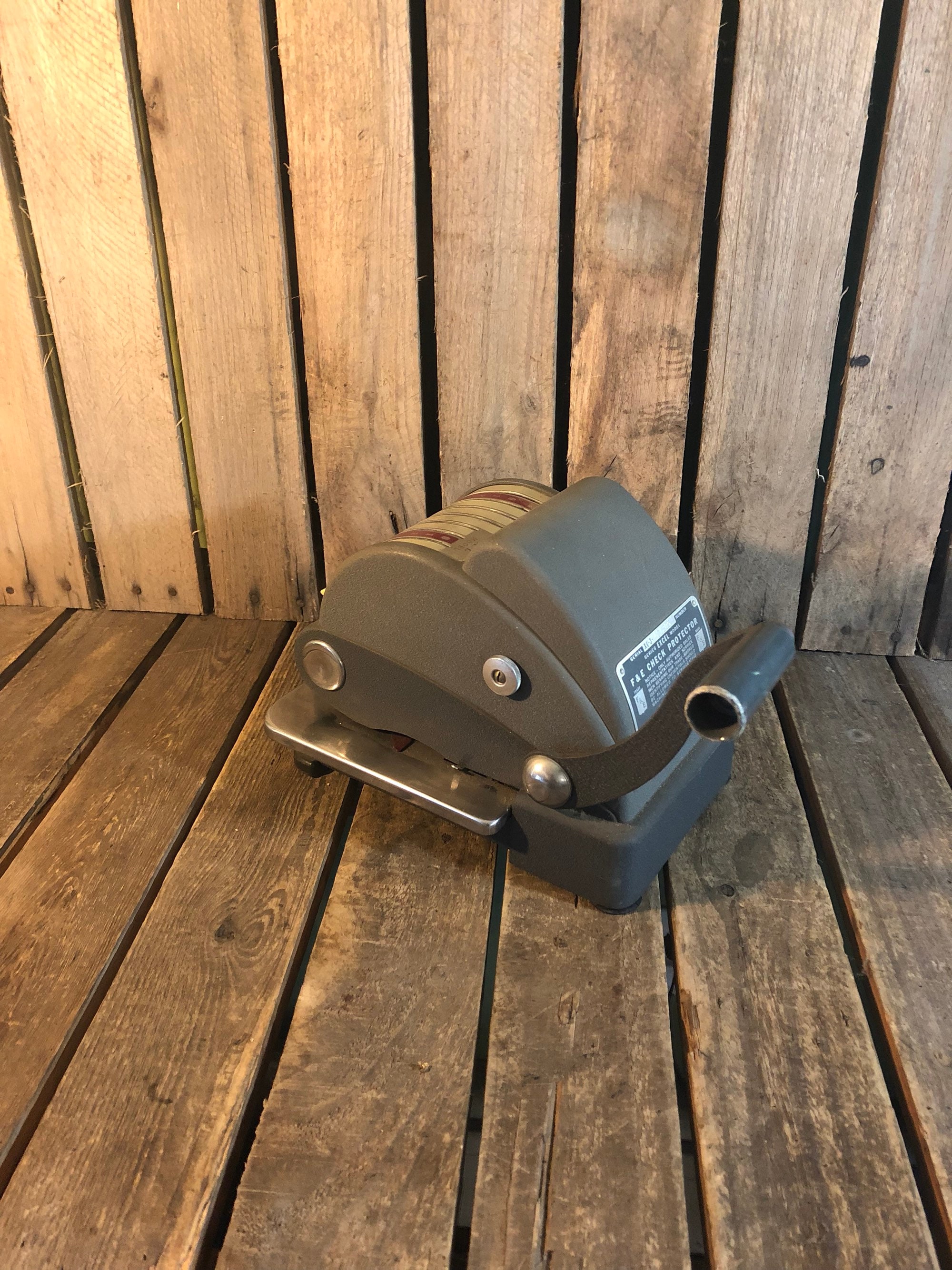 Vintage F & E Check Protector - Etsy