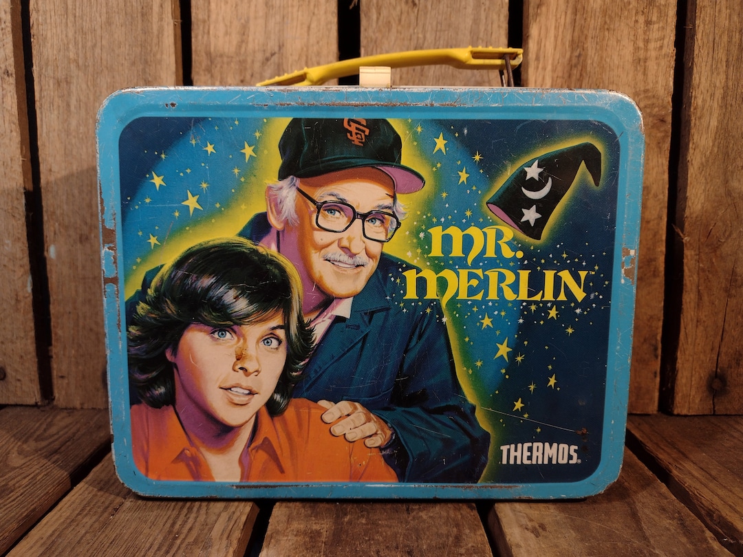 Vintage Mr. Merlin Lunchbox: 80s TV Show Collectible Tin - Etsy