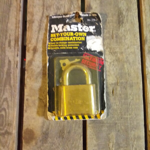 Vintage Master Lock - Etsy