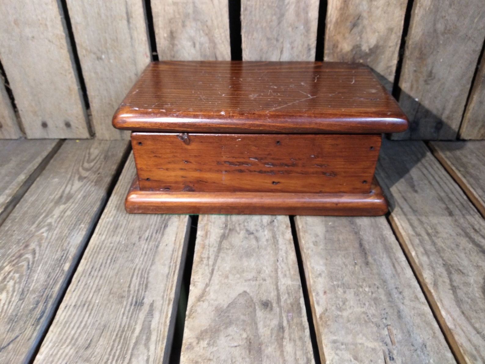 Vintage Wooden Box - Etsy