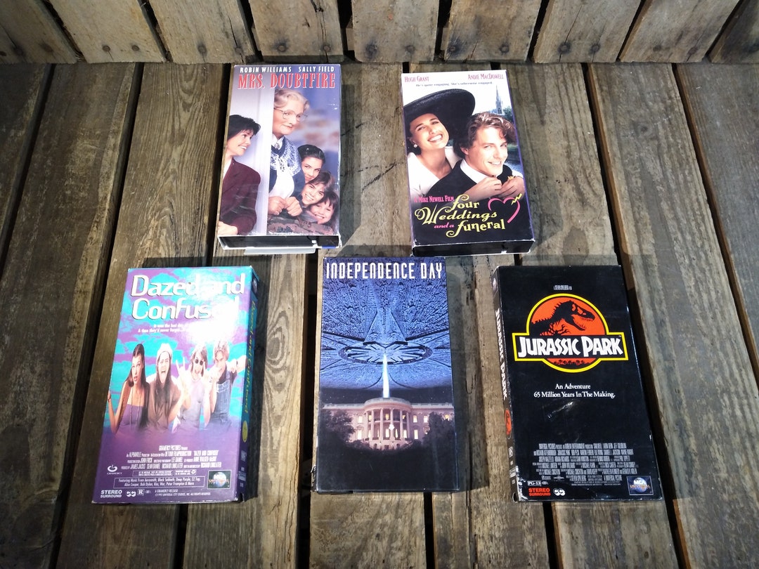 Lot of 5 Vintage VHS Movies – Retro Movie Collection – Classic VHS ...