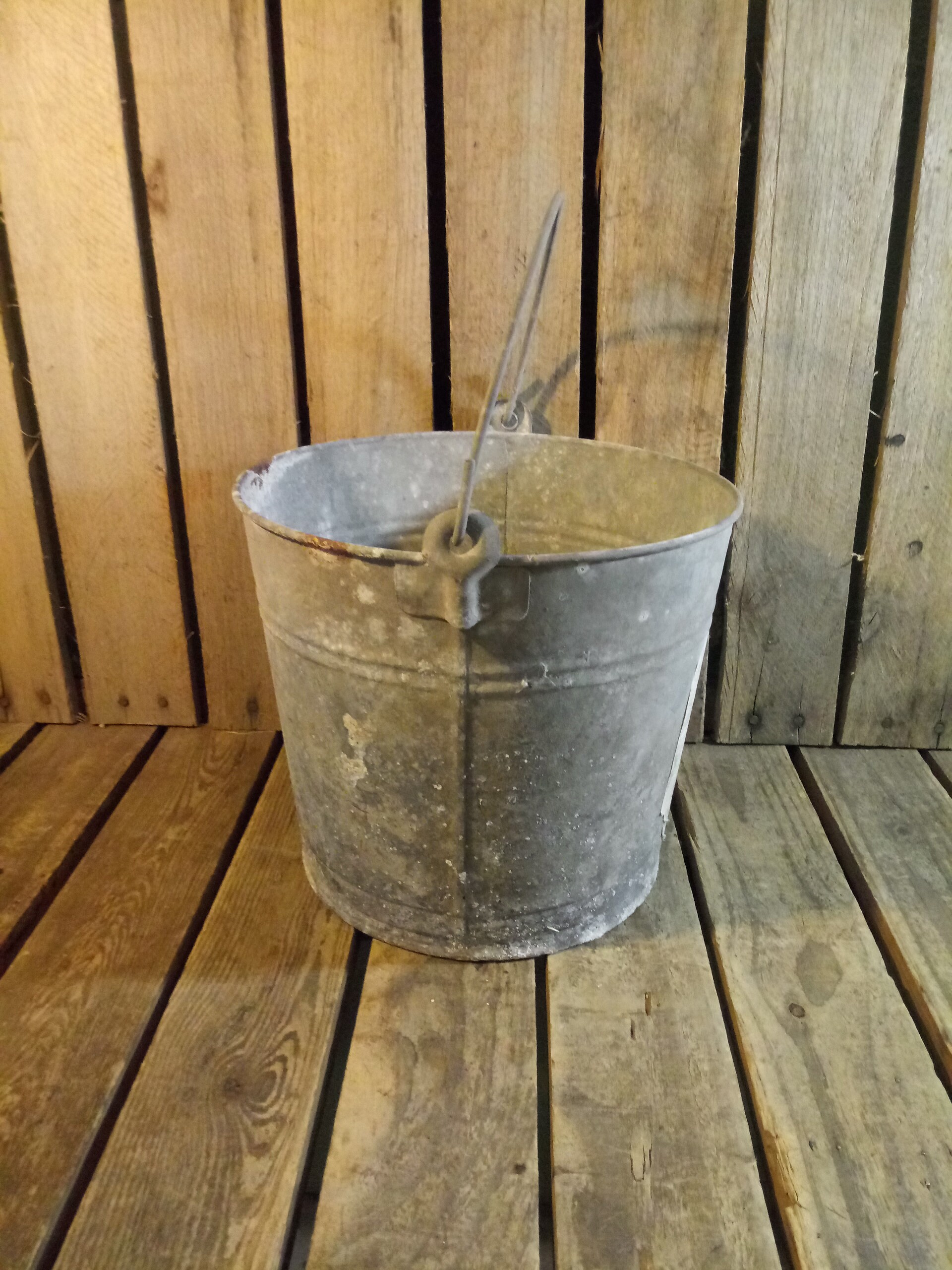 Rusty Metal Bucket | Etsy