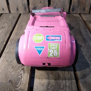 Vintage Toy Car Coin Bank - Etsy