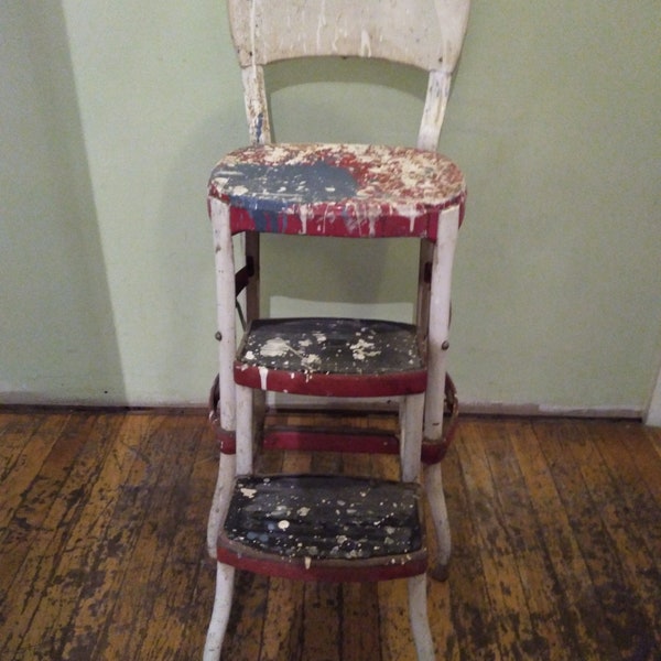 Distressed Chair - Etsy