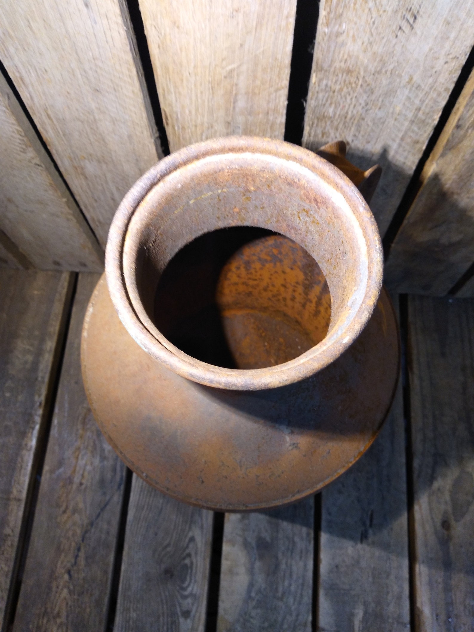 Vintage Rusty Milk Can | Etsy