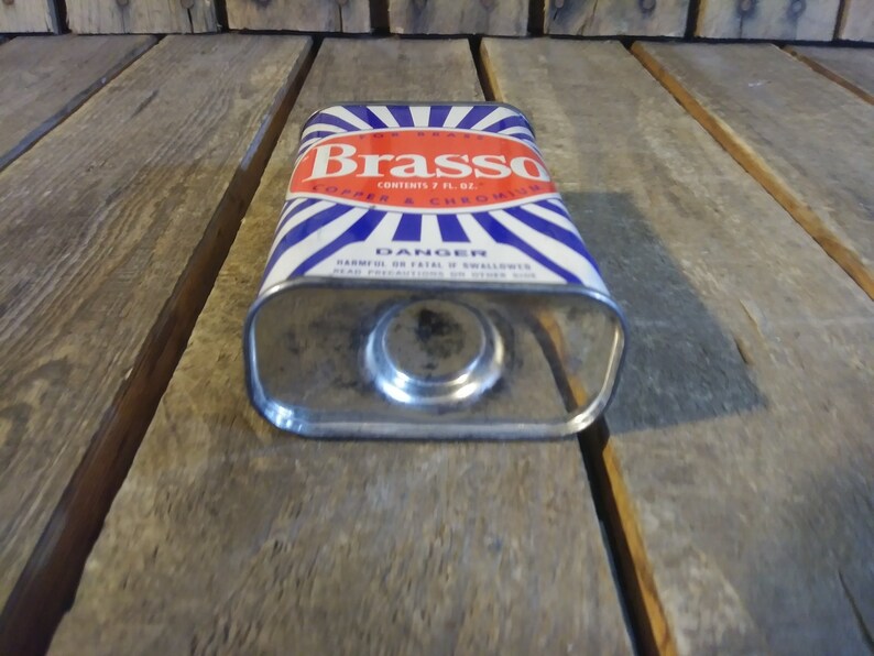 Vintage Brasso Can Vintage Tin Can | Etsy