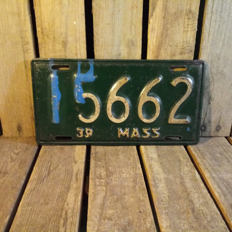 Old License Plate - Etsy