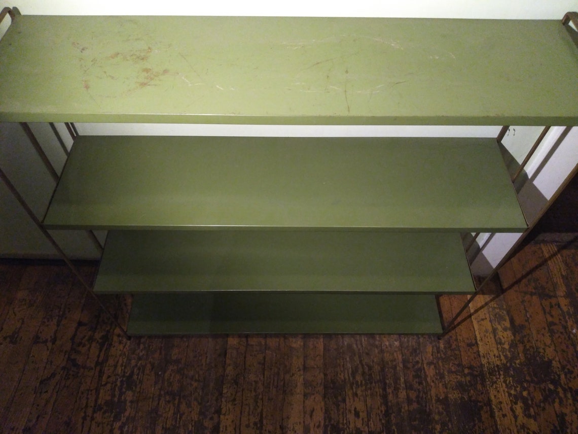 Vintage Rusty Storage Rack - Etsy