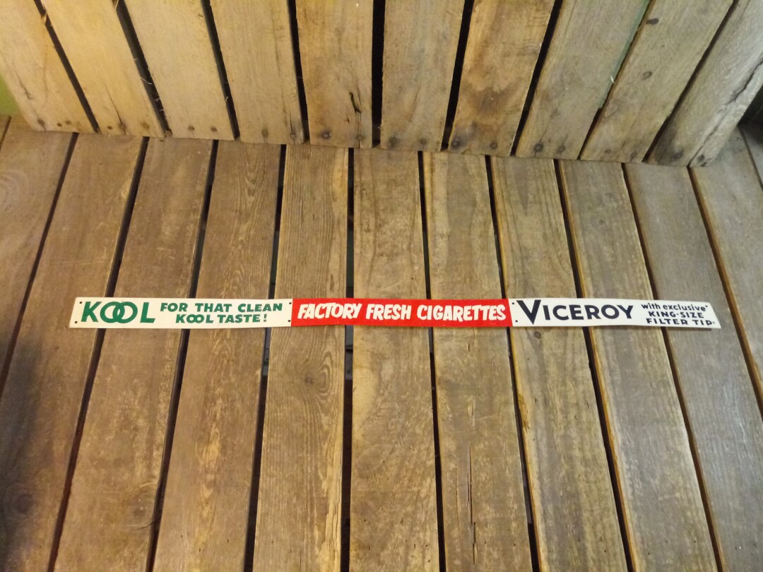Vintage Kool Cigarette Sign - Etsy