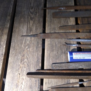 23 Vintage Rusty Files - Etsy