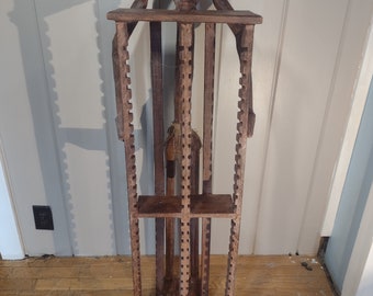 Vintage Kalmar Teak Wood Mid Century Modern 30 Slot CD Rack Holder ...