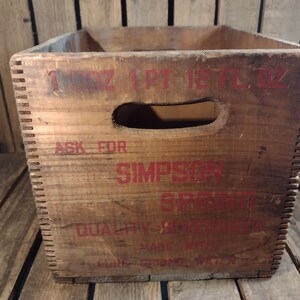 Vintage Simpson Spring Crate - Etsy