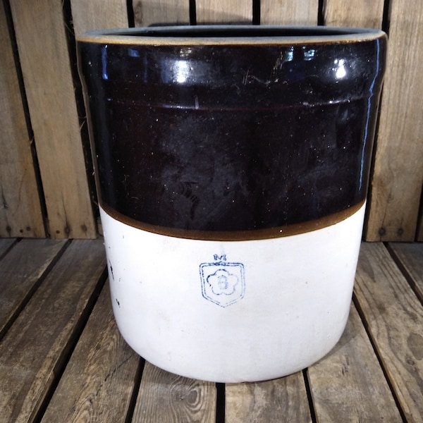 Large Antique Crock - Etsy