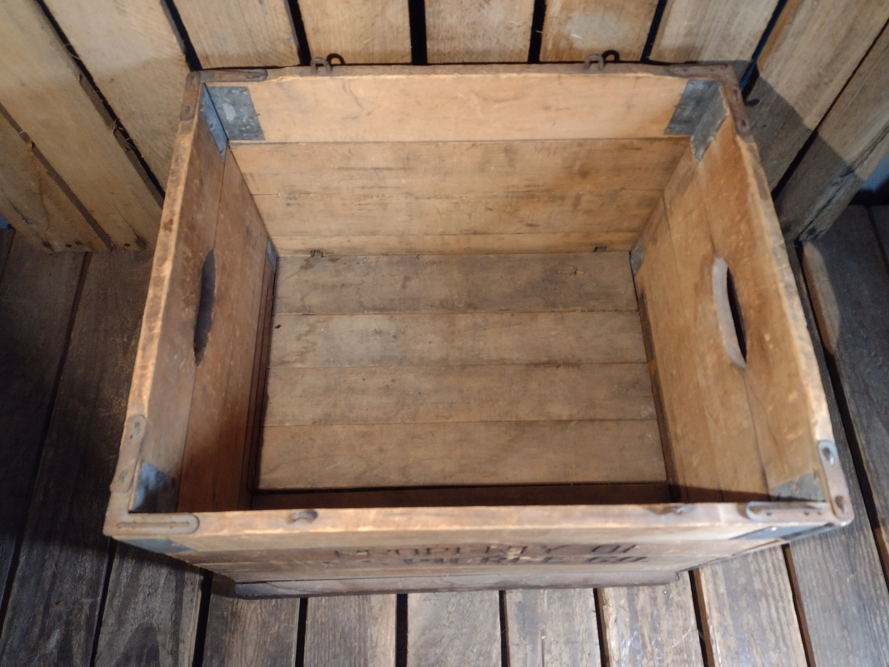 Vintage SS Pierce Collapsable Crate - Etsy