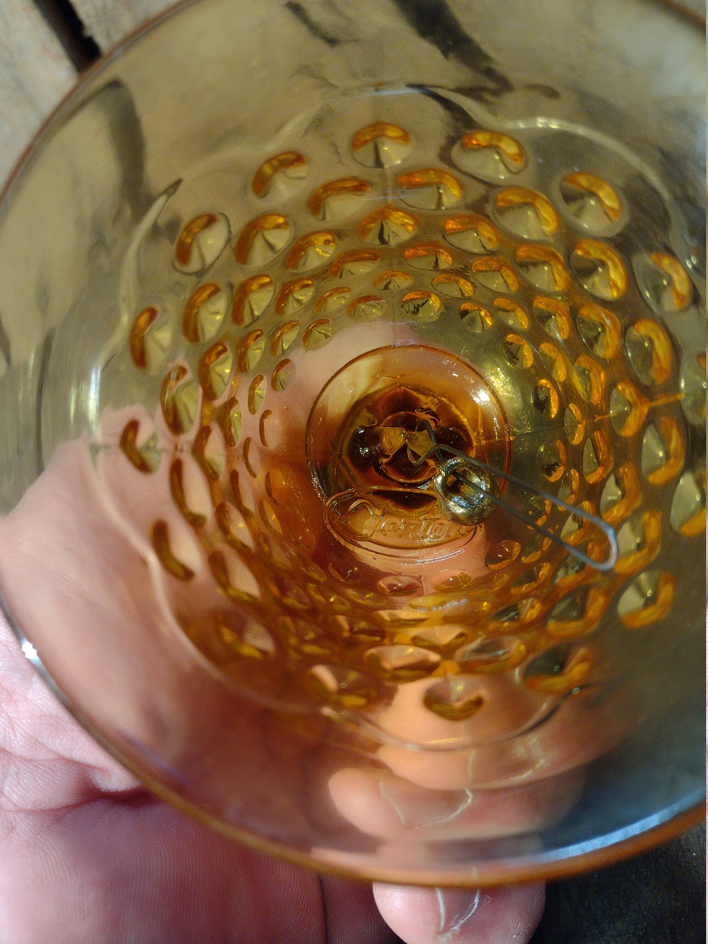 Vintage Glass Bell - Etsy