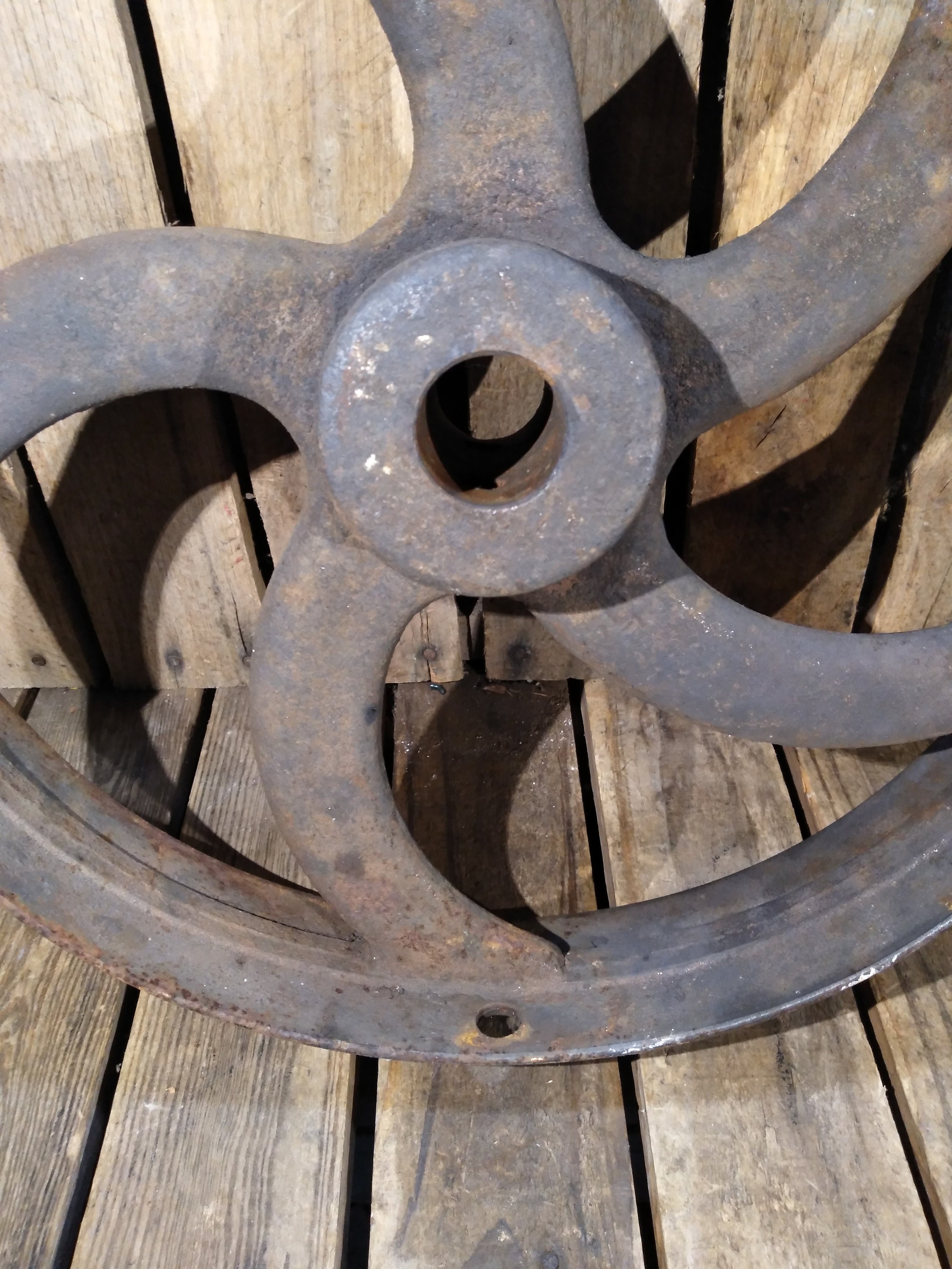 Antique Rusty Wheel - Etsy