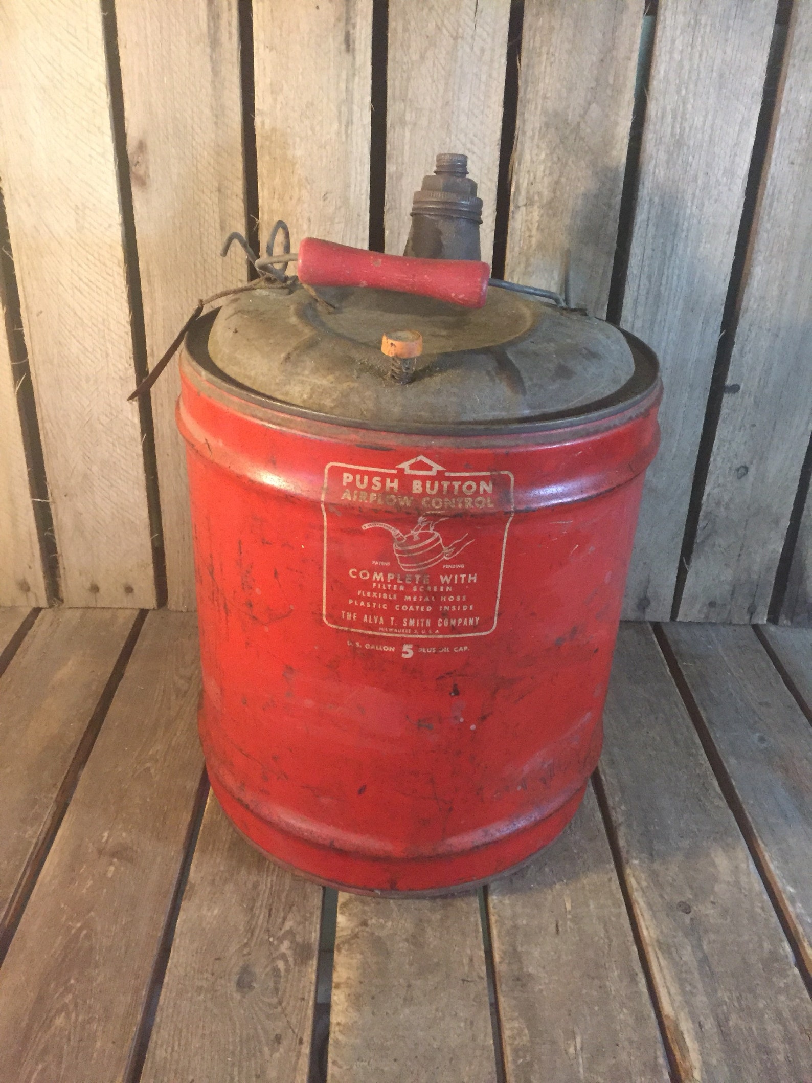 Vintage Gas Can - Etsy