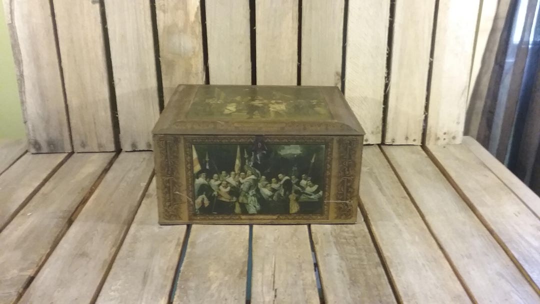 Vintage Tin Box - Etsy