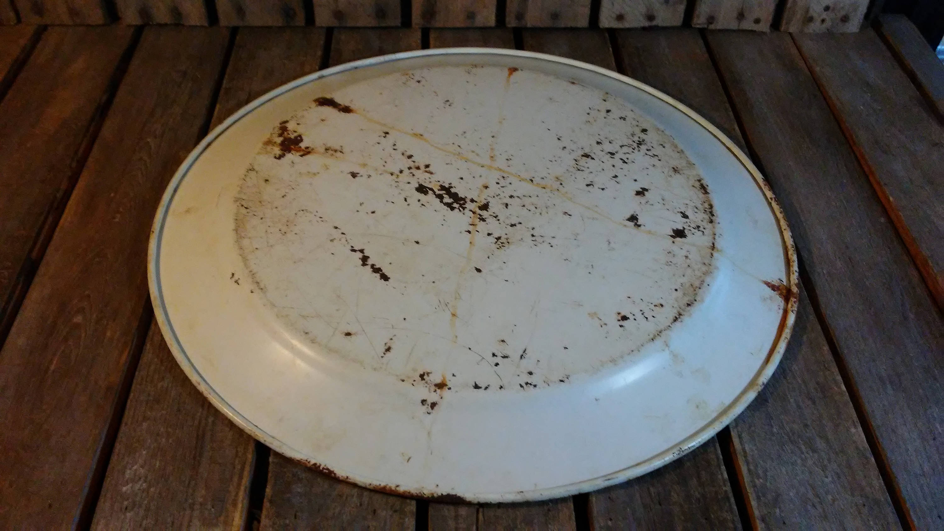 Metal Rooster Plate Large Metal Rusty Rooster Plate | Etsy