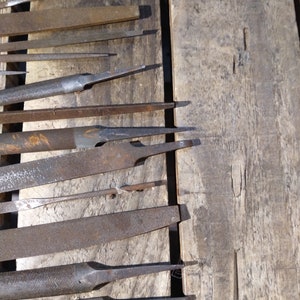 23 Vintage Rusty Files - Etsy