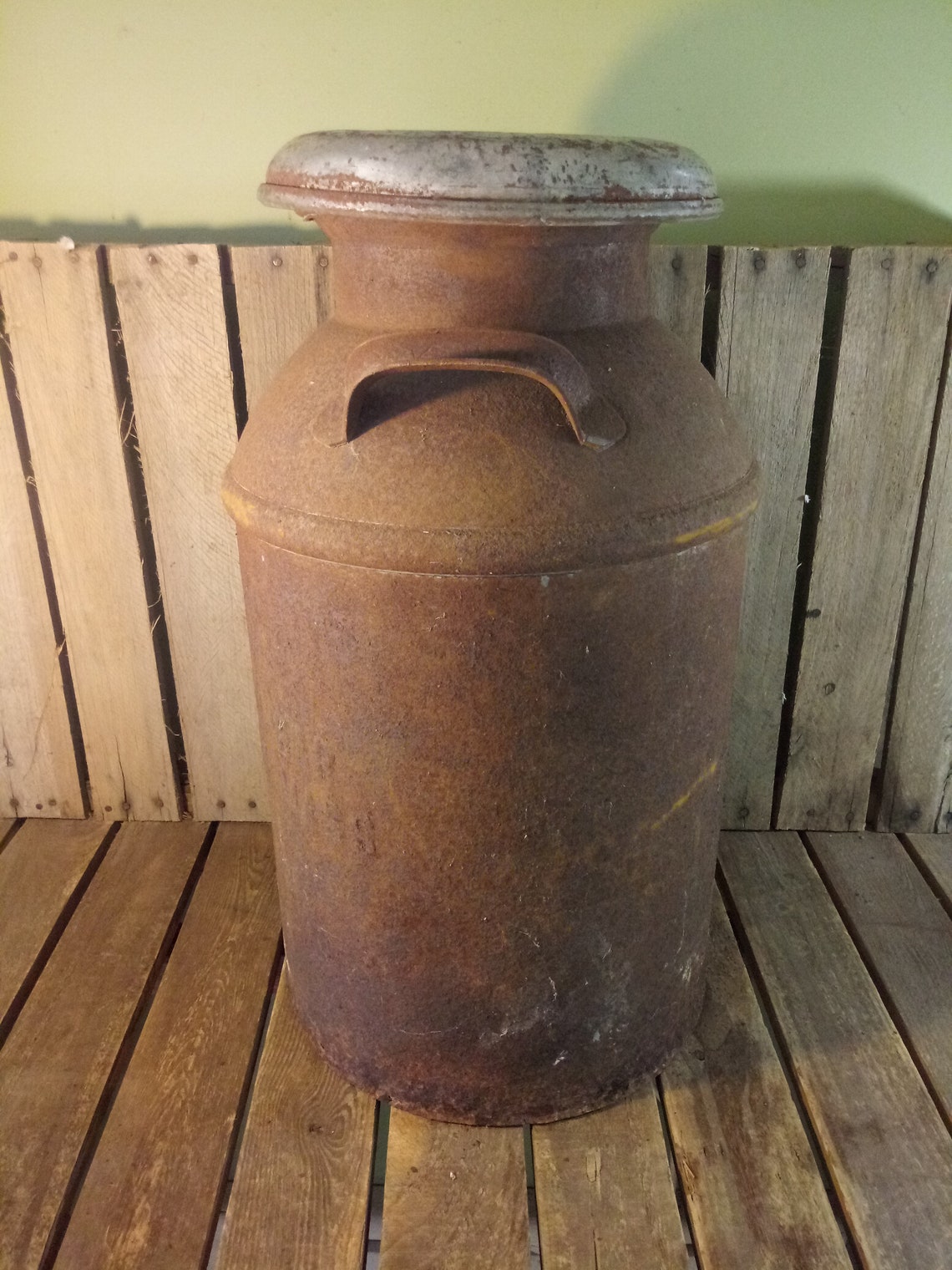 Rusty Milk Can Vintage Milk Can - Etsy
